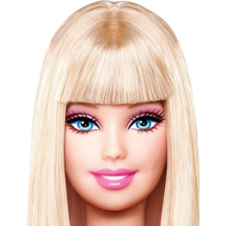 Barbie Head Party Decoration Cardboard cutout | Personalised Cardboard ...
