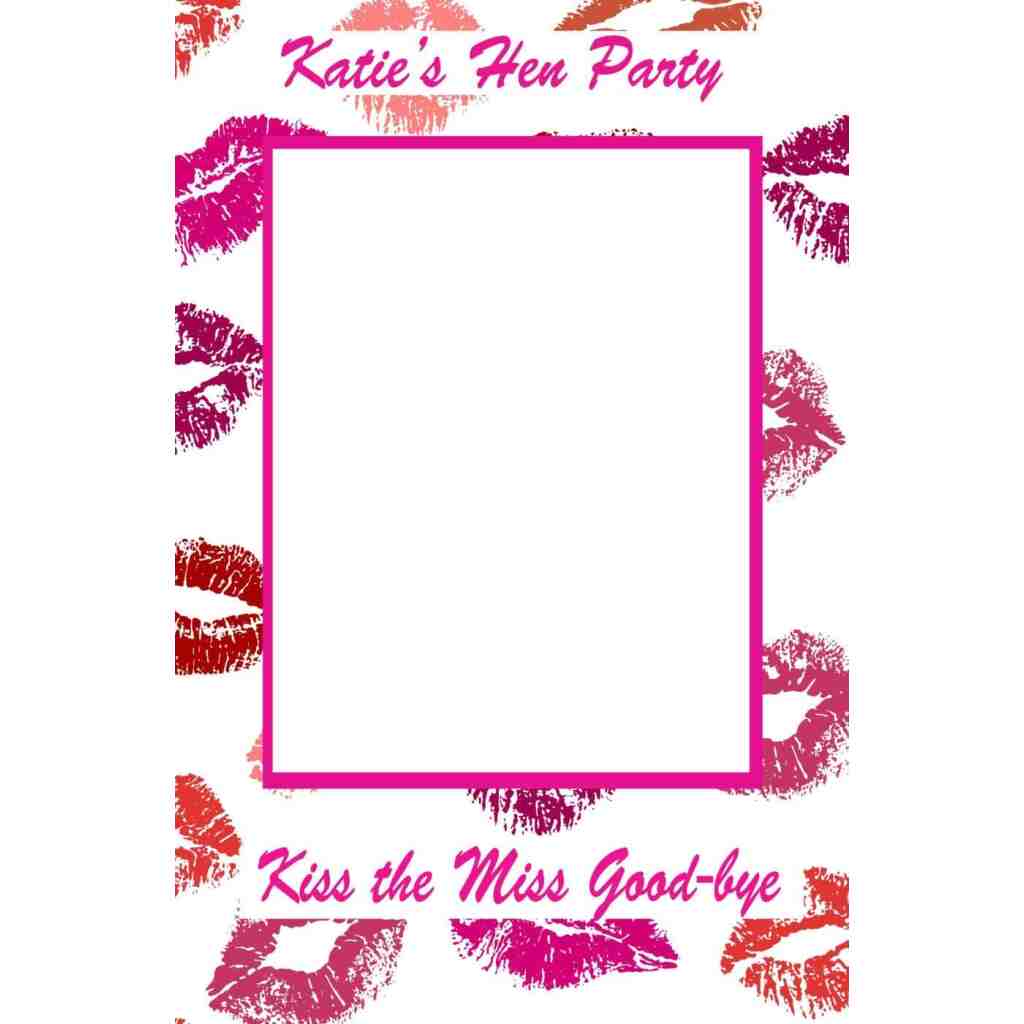 Hen Party Selfie Frame | Personalised Cardboard Cutouts