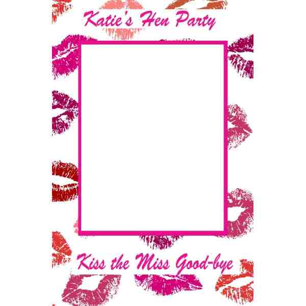 Hen Party Selfie Frame | Personalised Cardboard Cutouts