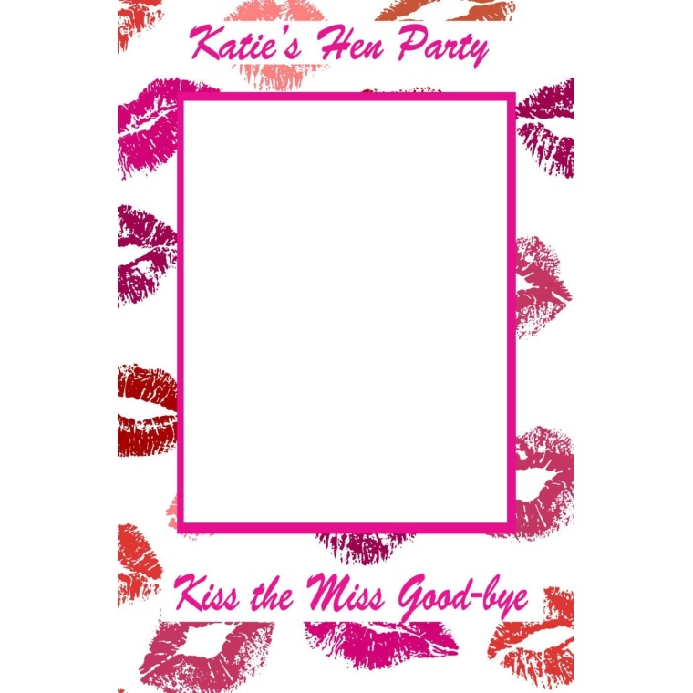 Hen Party Selfie Frame | Personalised Cardboard Cutouts