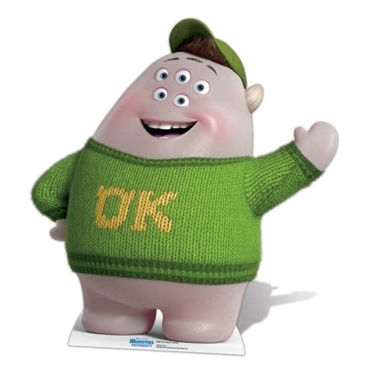 Disney's Monster's University Scott Squishy Squibbles Character Cutout ...