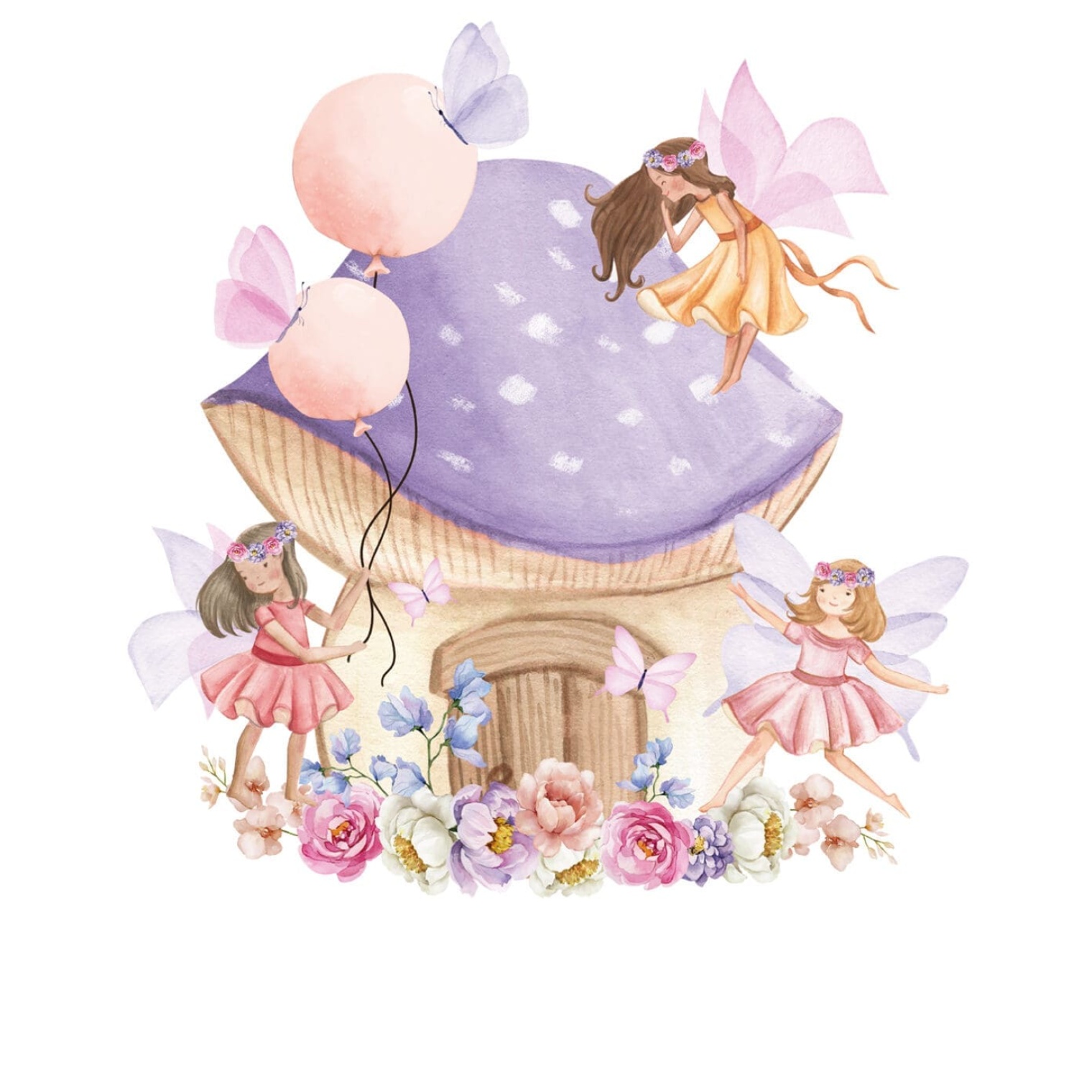 Whimsical Enchanted Fairy Party Decoration Cardboard cutout ...