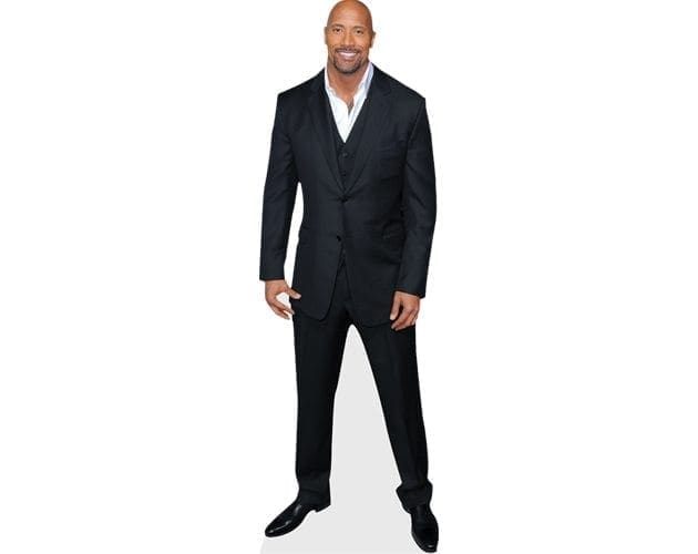 Dwayne Johnson cardboard cutout