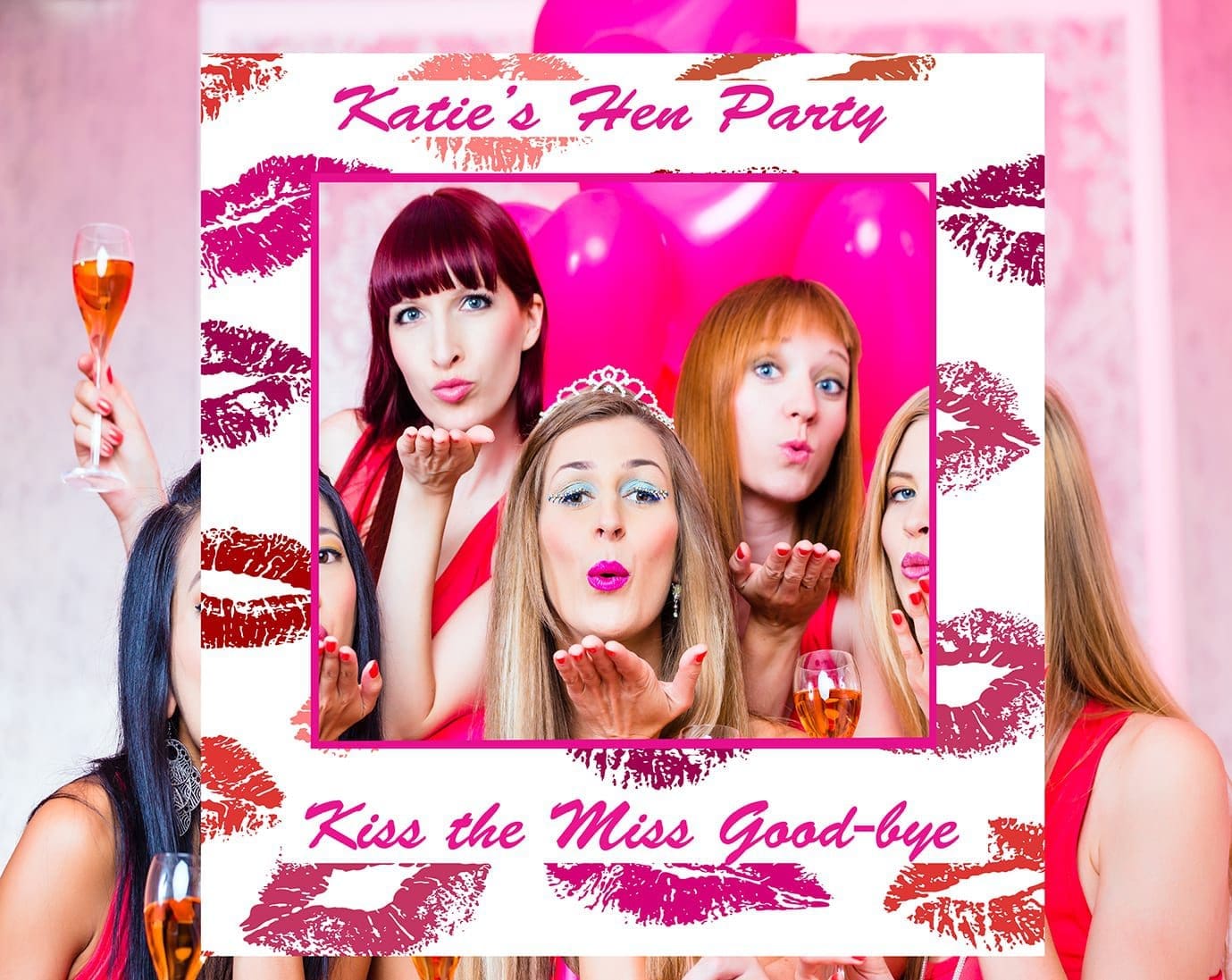 Hen Party Selfie Frame | Personalised Cardboard Cutouts