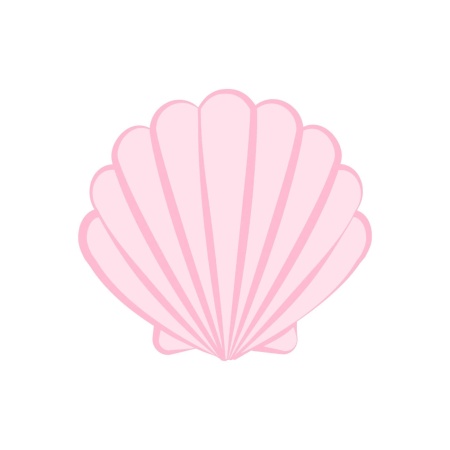 Mermaid Shell Cardboard Cutout | Personalised Cardboard Cutouts