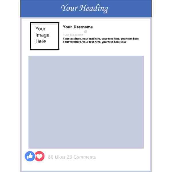 Social Media Selfie Frame | Personalised Cardboard Cutouts