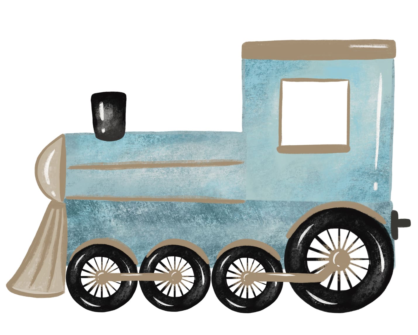 kids train cardboard cutout